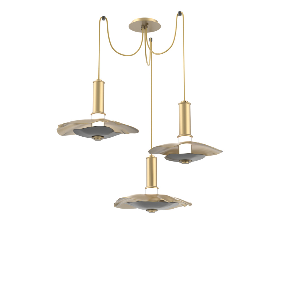 Cumulus Round 3pc Swag Multi-Pendant Chandelier : SCB0099-03-GB-00-C01 ...